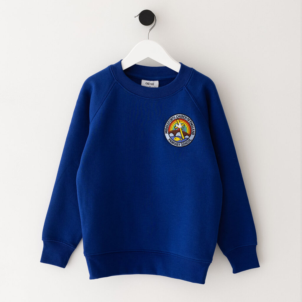 Middleforth C of E Primary School Uniform Sweatshirt | SSD Uniform Shop