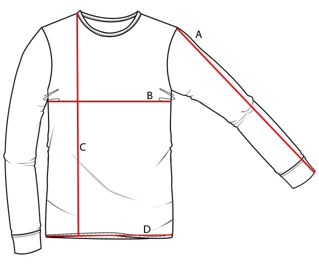 Club Shop JustCool Cool T Size Guide | SSD Uniform Shop